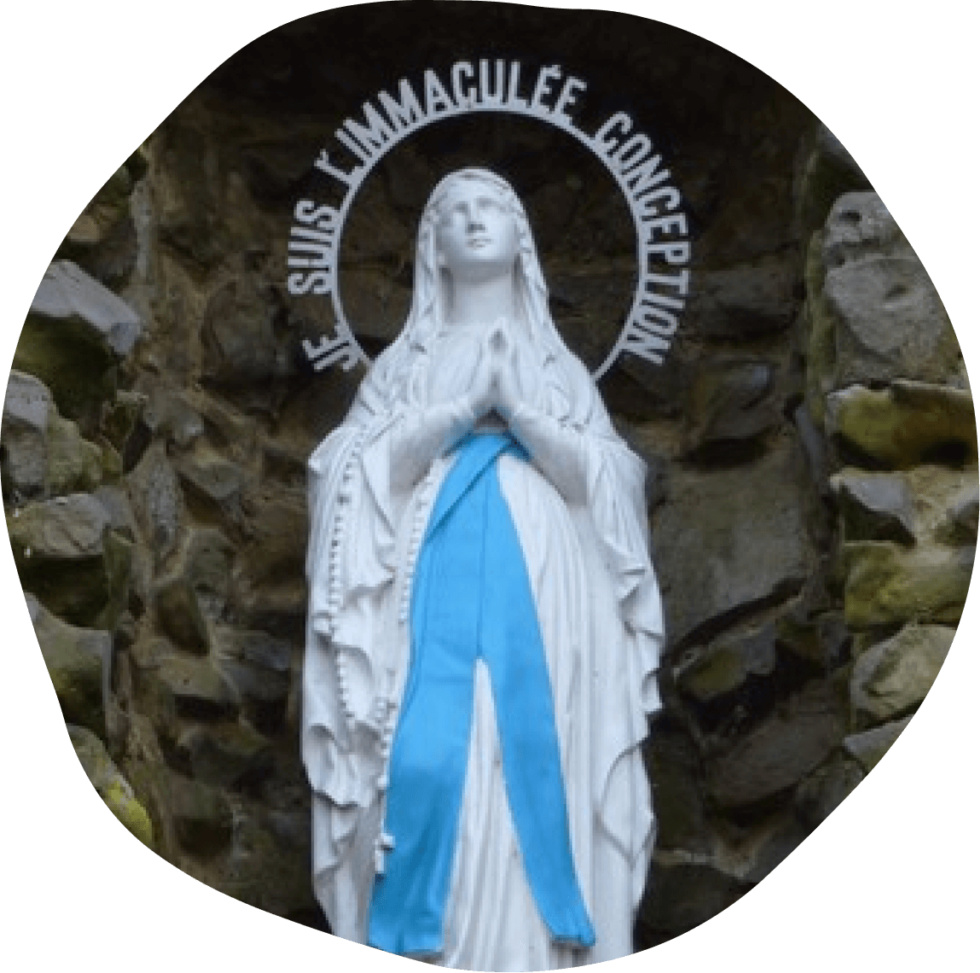 The cave of Massabielle and its Chapel - Pays d'Opale
